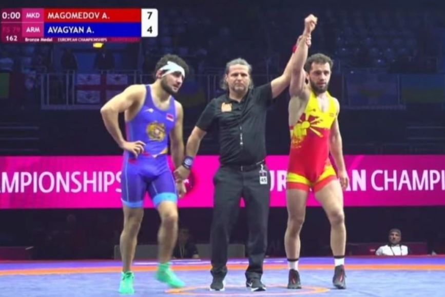 Бронзен медал за македонскиот борач Магомедов на ЕП во Хрватска - SPORTM.mk